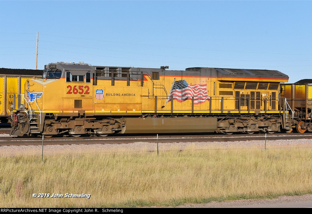 UP 2652 (GE ET44AH ) at Reno Jct WY, 10/6/2019